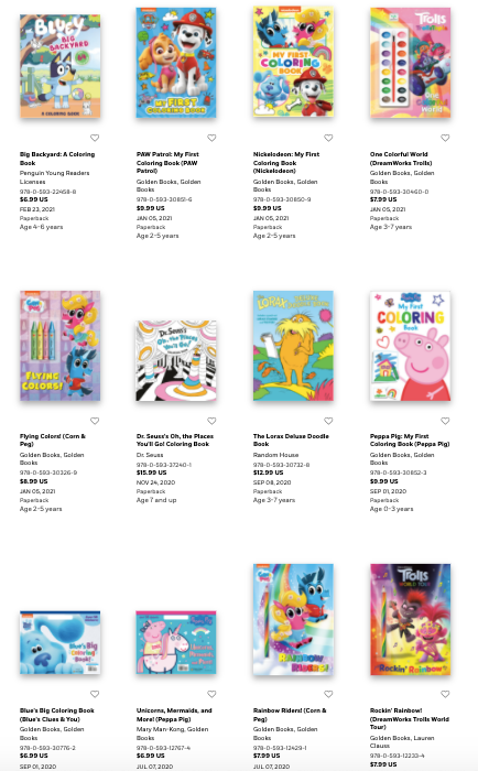 Coloring Books Archives - Penguin Random House Retail