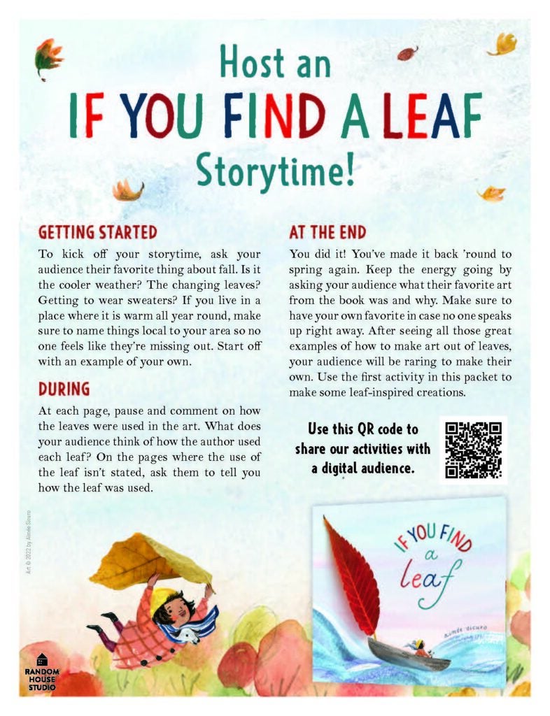 If You Find a Leaf - Penguin Random House Retail