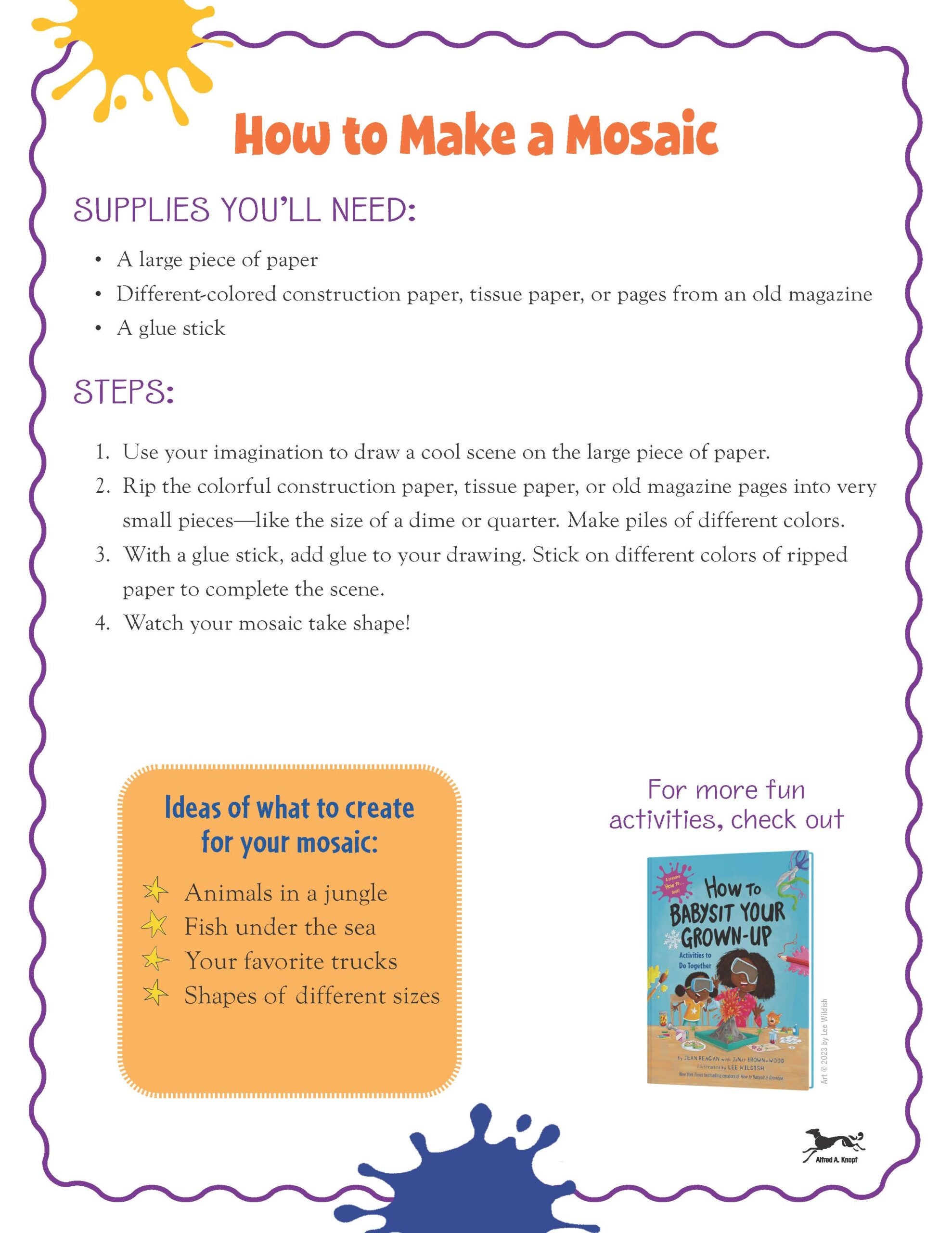 How to Babysit Your Grown-Up: Activities to Do Together - Penguin Random House Retail