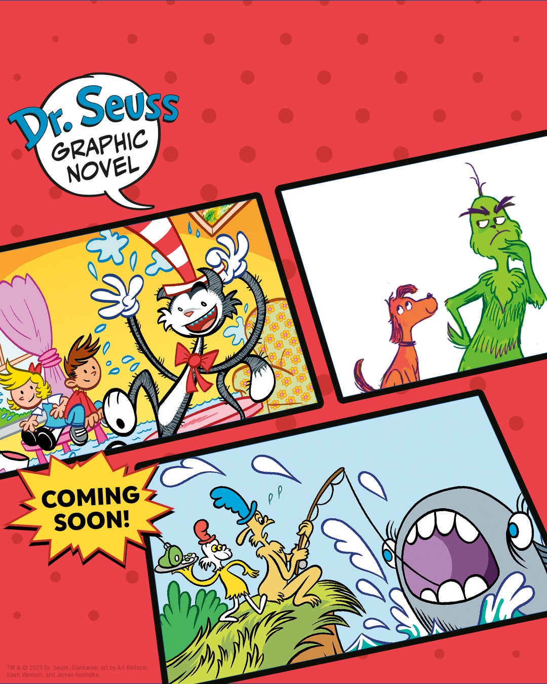 First Ever Dr. Seuss Graphic Novels Launching Spring 2024! - Penguin ...